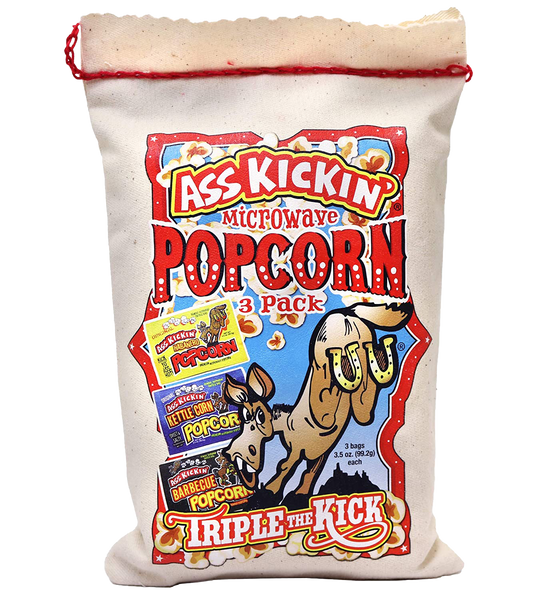 Ass Kickin’ Popcorn 3 Pack Assortment – JJs Designs & Boutique